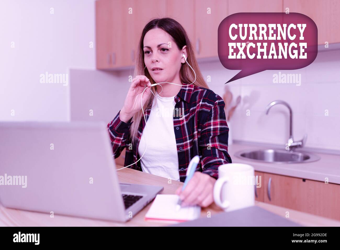 Writing displaying text Currency Exchange. Conceptual photo rate at ...