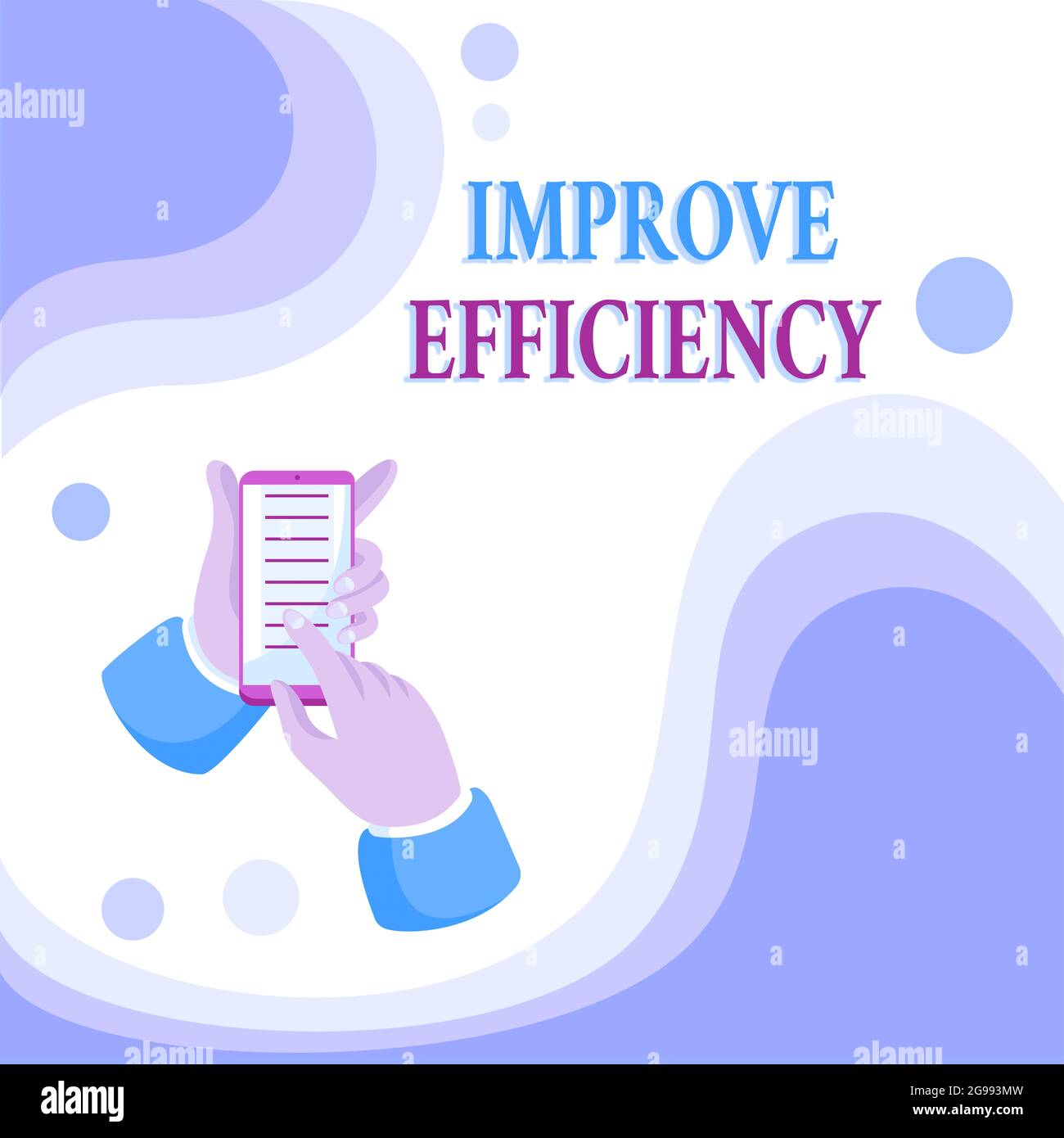 Writing displaying text Improve Efficiency. Concept meaning increase ...