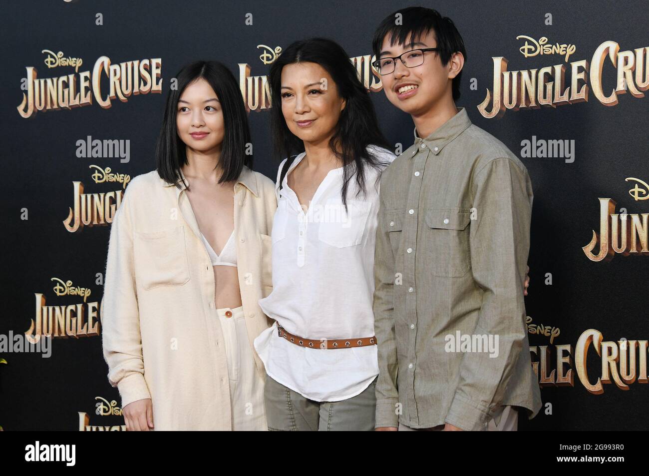 Los Angeles, USA. 24th July, 2021. (L-R) Michaela Zee, Ming-Na Wen and ...