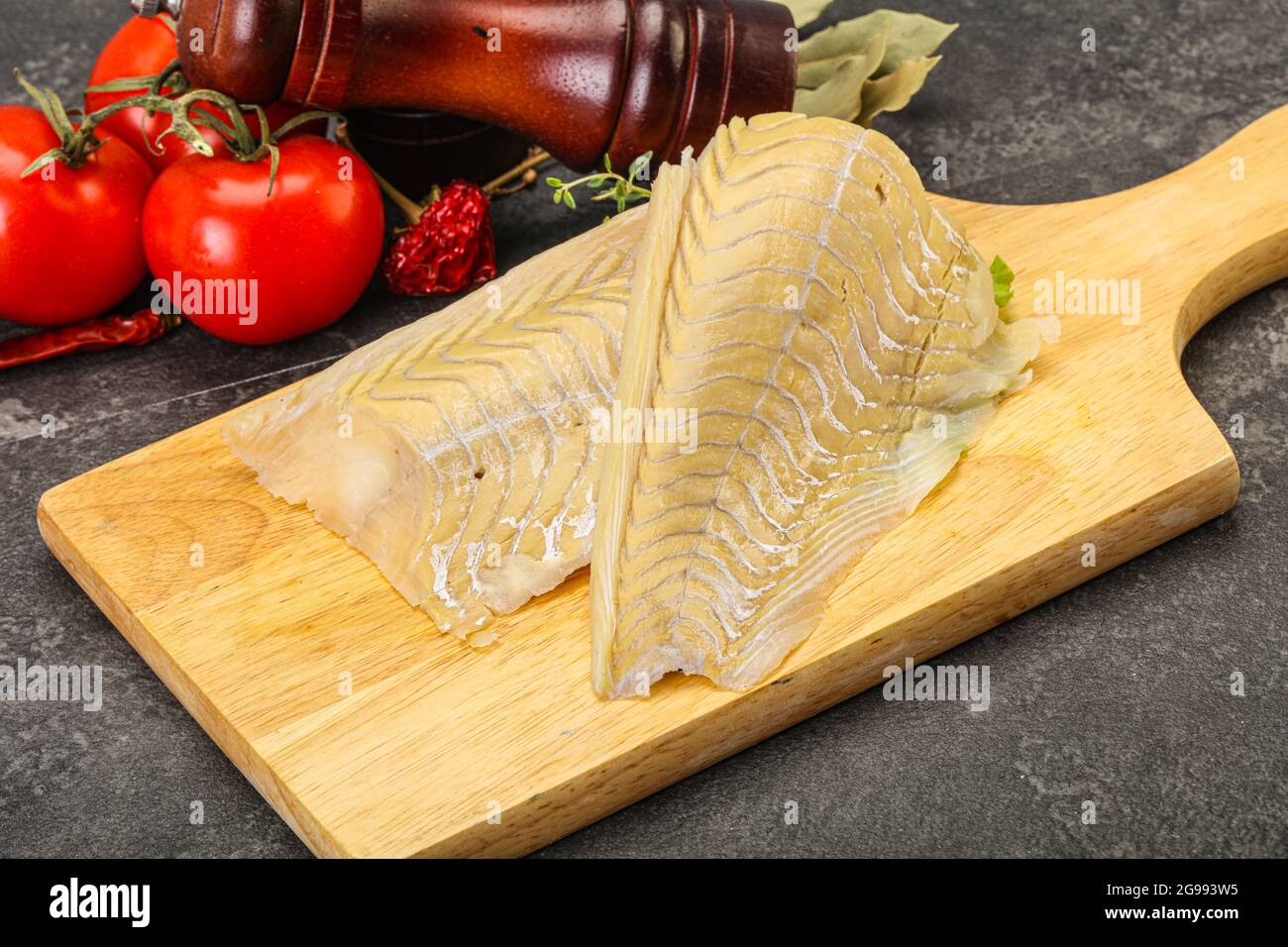 Raw cod fish fillet for cooking Stock Photo - Alamy