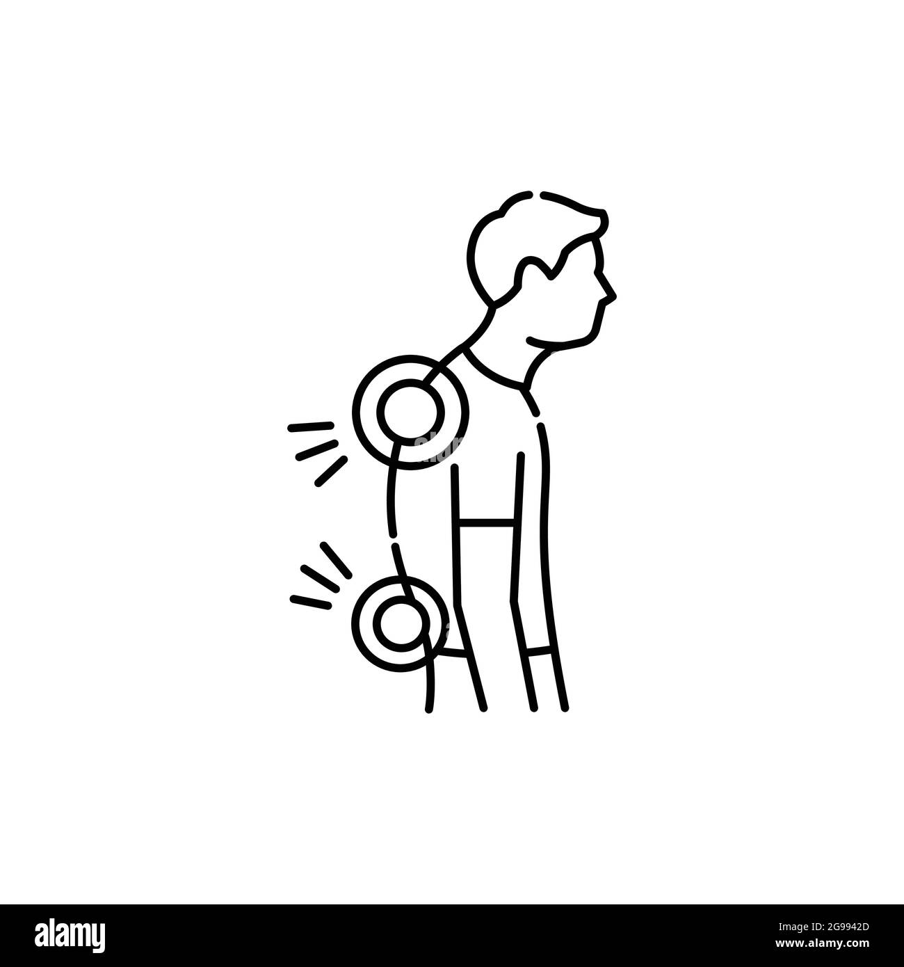 Stooped Stock Vector Images - Alamy