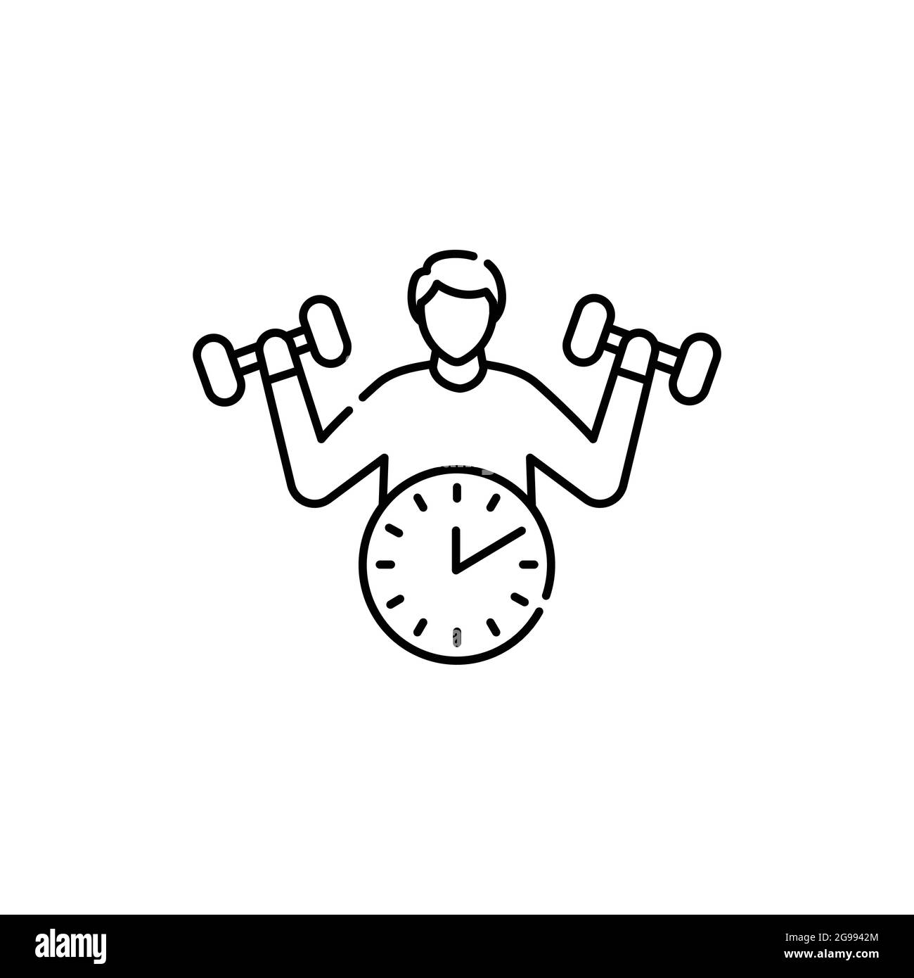 Computer addiction olor line icon. Computer-induced medical problem ...