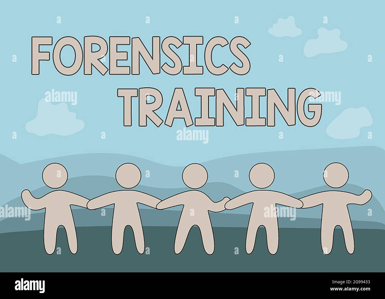 Hand writing sign Forensics Training. Conceptual photo scientific ...
