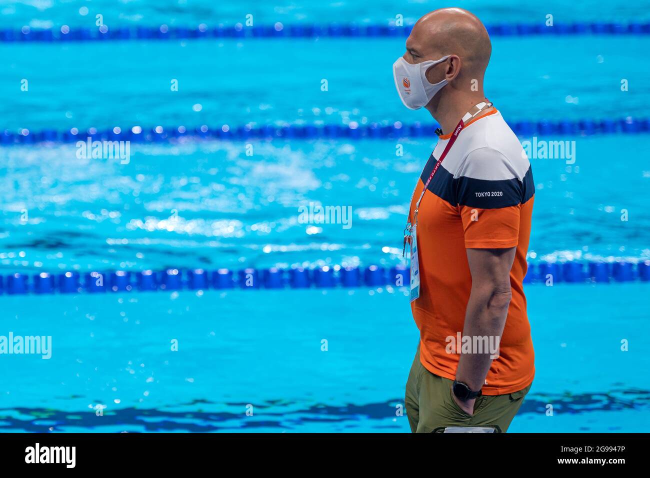 Marcel Wouda NED TOKYO, JAPAN - JULY 25: coach Marcel Wouda of ...