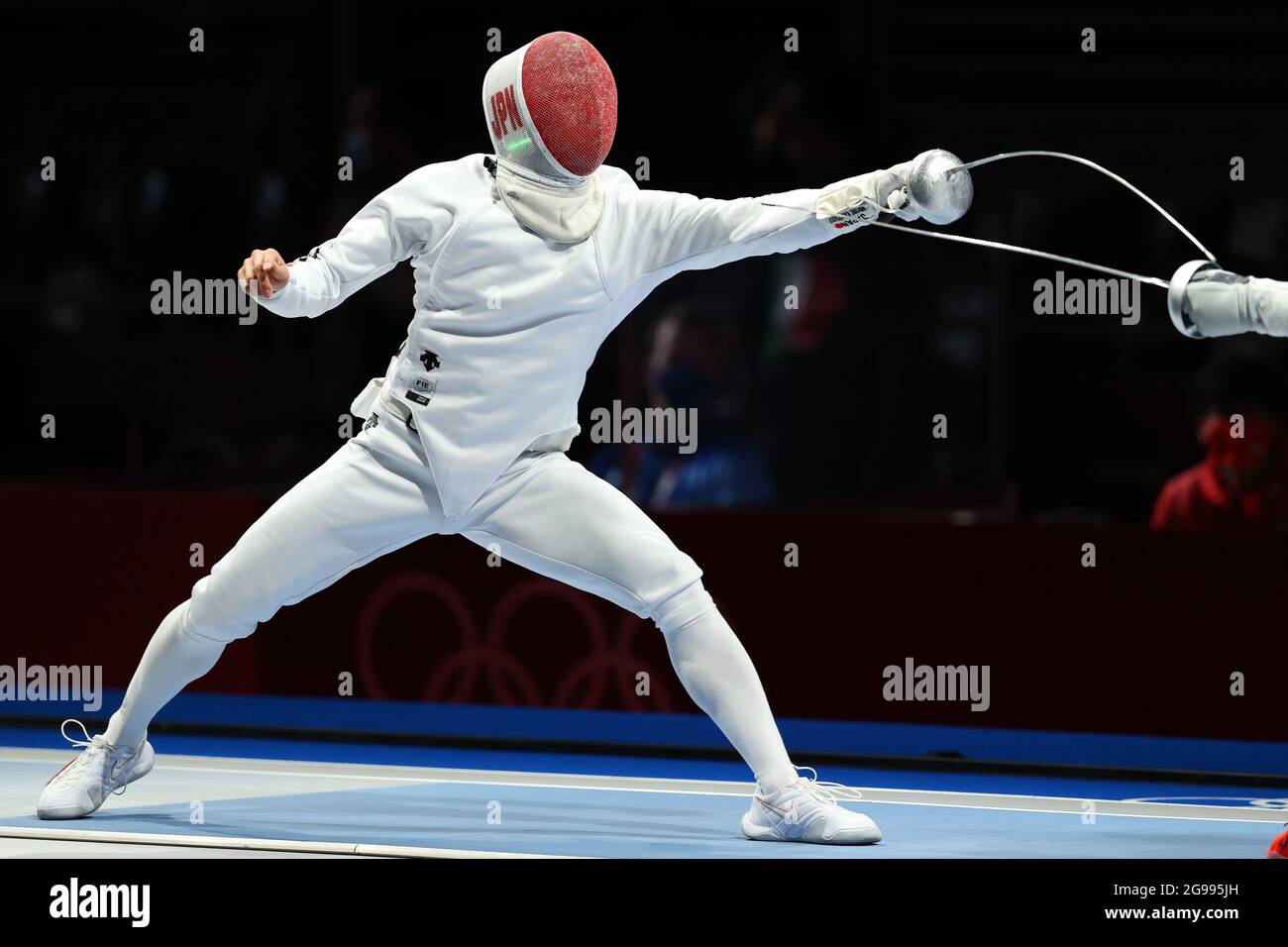 Chiba, Japan. 25th July, 2021. Kazuyasu Minobe (JPN) Fencing : Men's ...