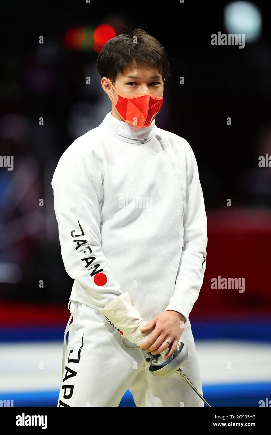 Chiba, Japan. 25th July, 2021. Masaru Yamada (JPN) Fencing : Men's Epee ...