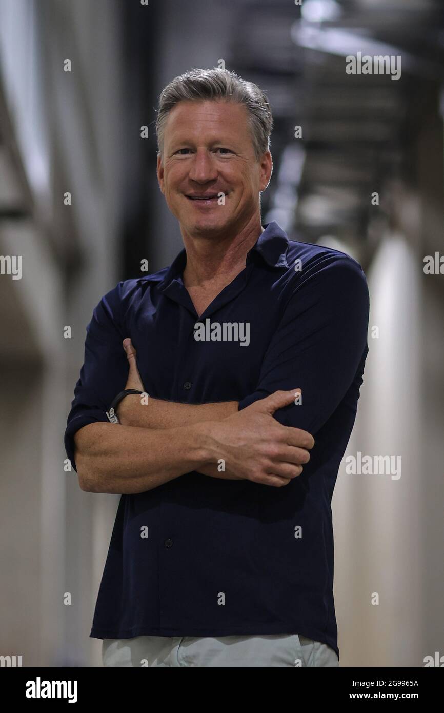 Tokio, Japan. 25th July, 2021. ZDF expert and former German swimmer ...