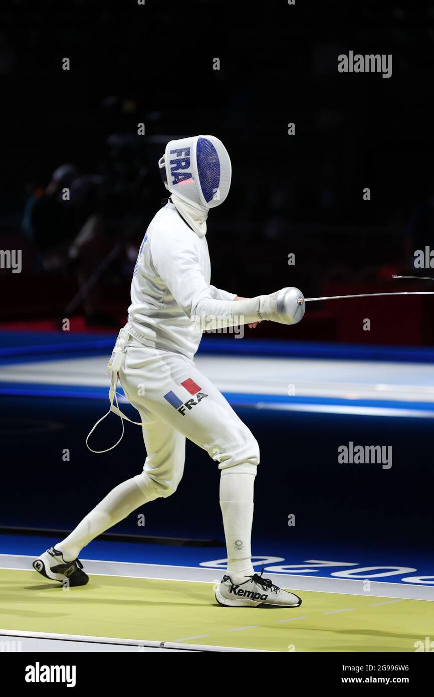 Chiba, Japan. 25th July, 2021. Alexandre Bardenet (FRA) Fencing : Men's ...