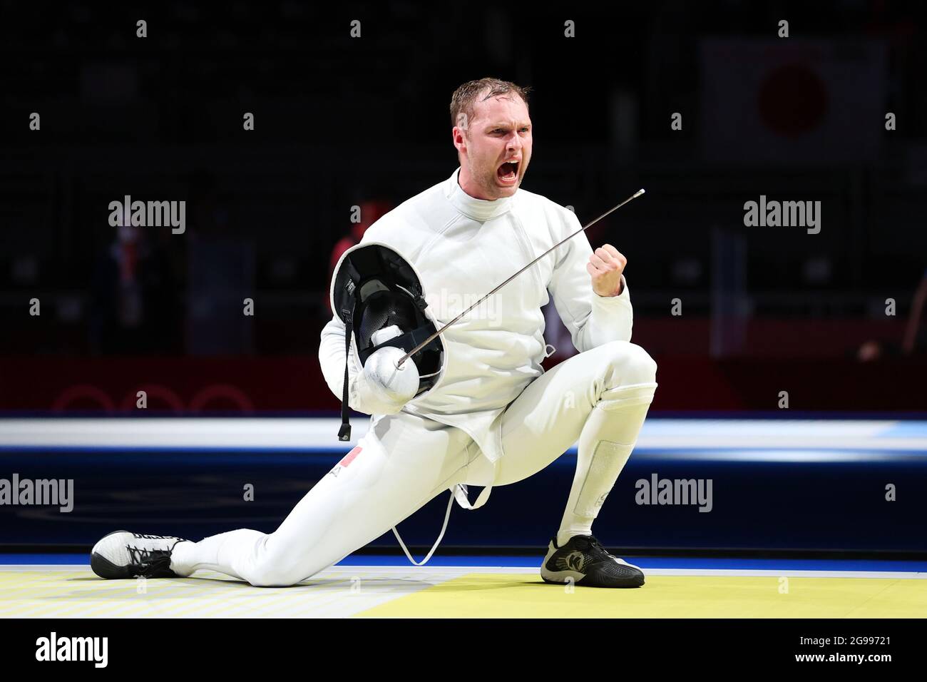 Chiba, Japan. 25th July, 2021. Alexandre Bardenet (FRA) Fencing : Men's ...