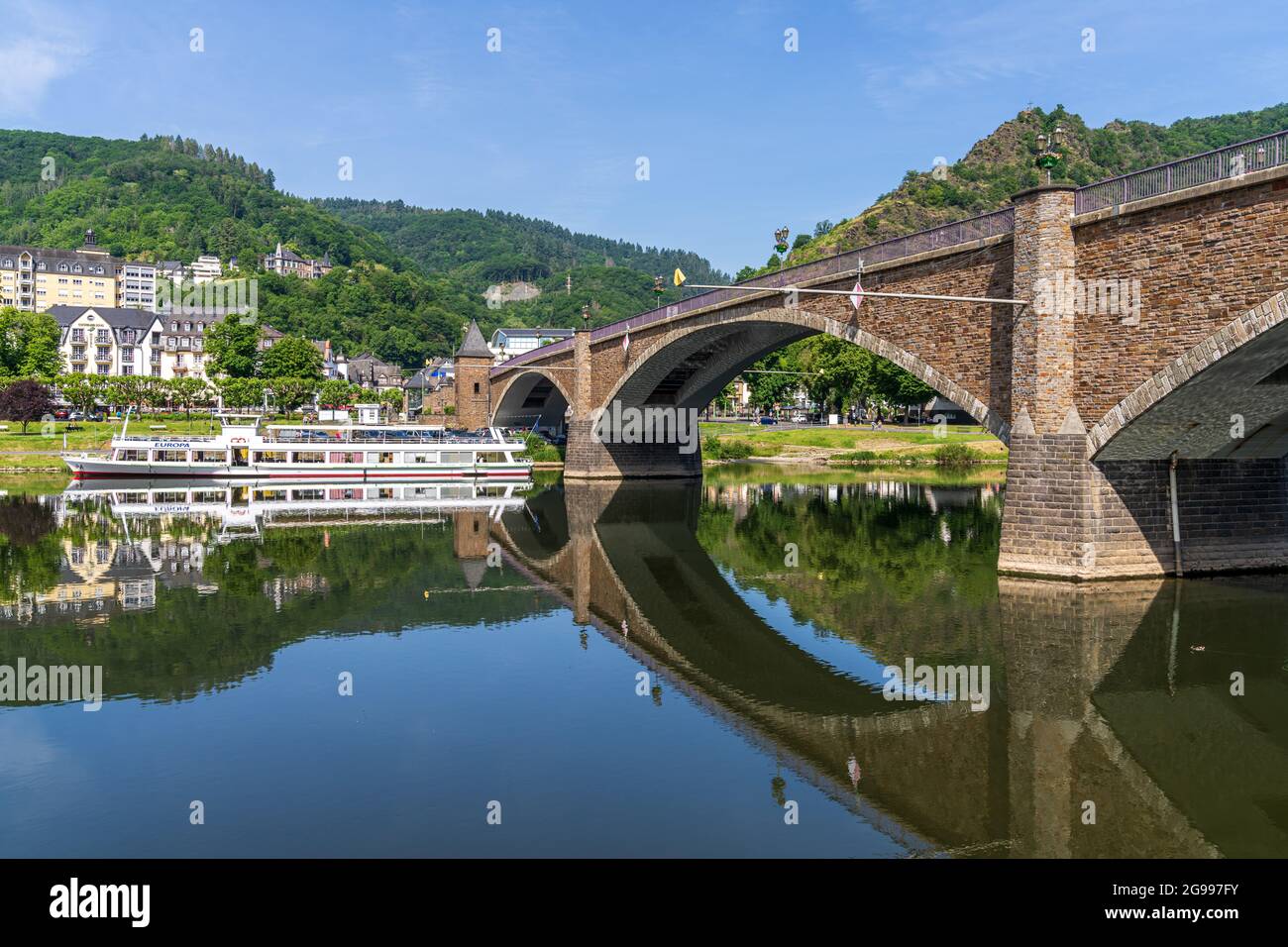 Cochem, Rhineland-Palatine, Germany - June 15, 2021: View at the ...