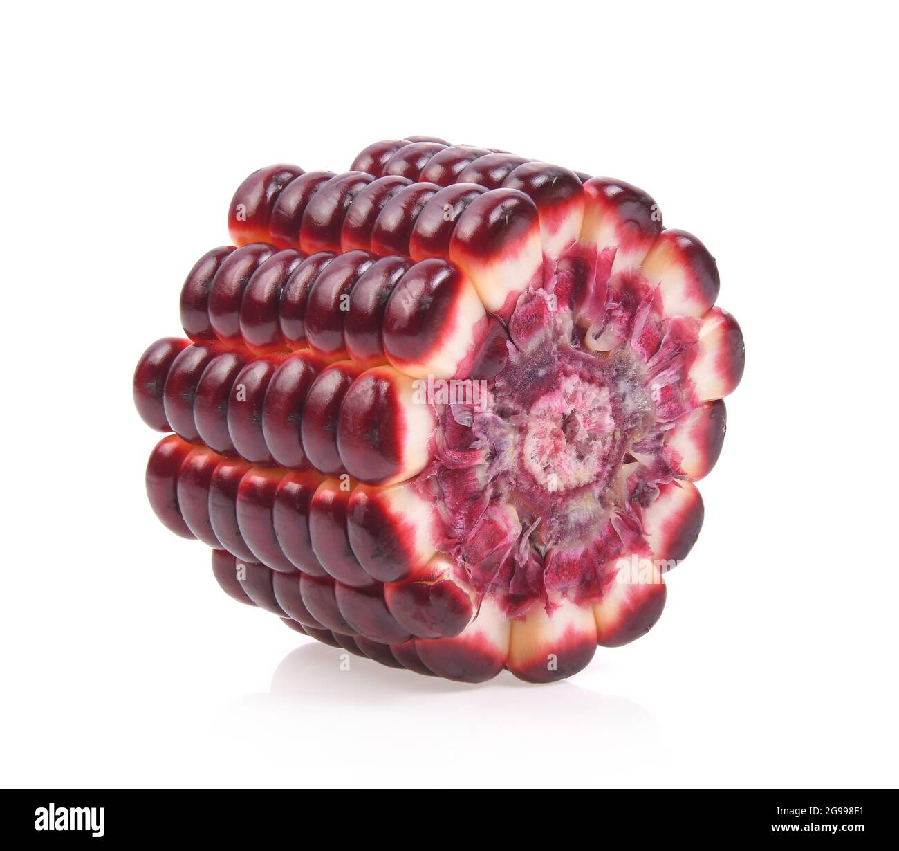 Black corn on white background Stock Photo - Alamy