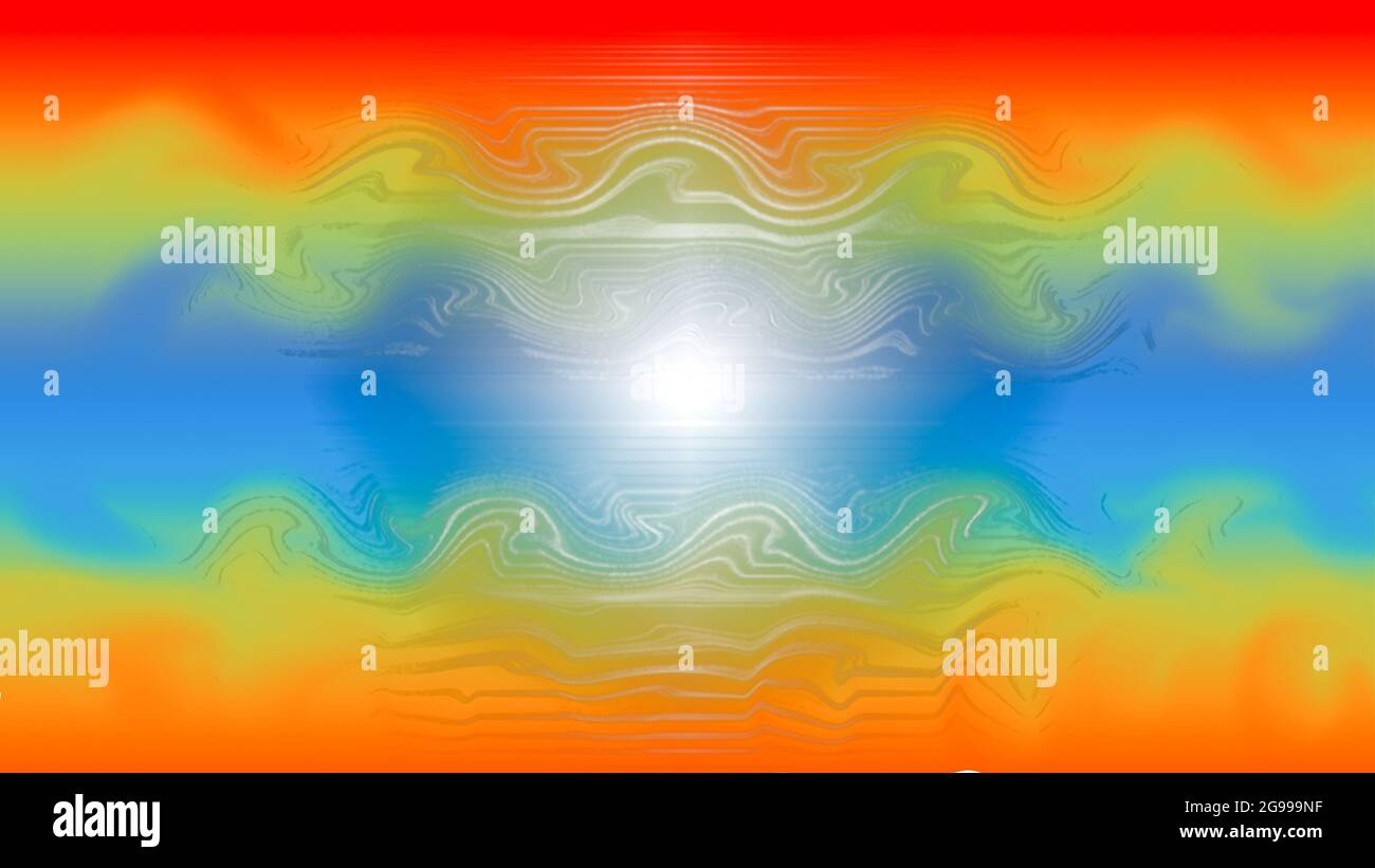 Colorful Sea Wavy Gradient Mesh. Color Multicolor Smooth Surface ...