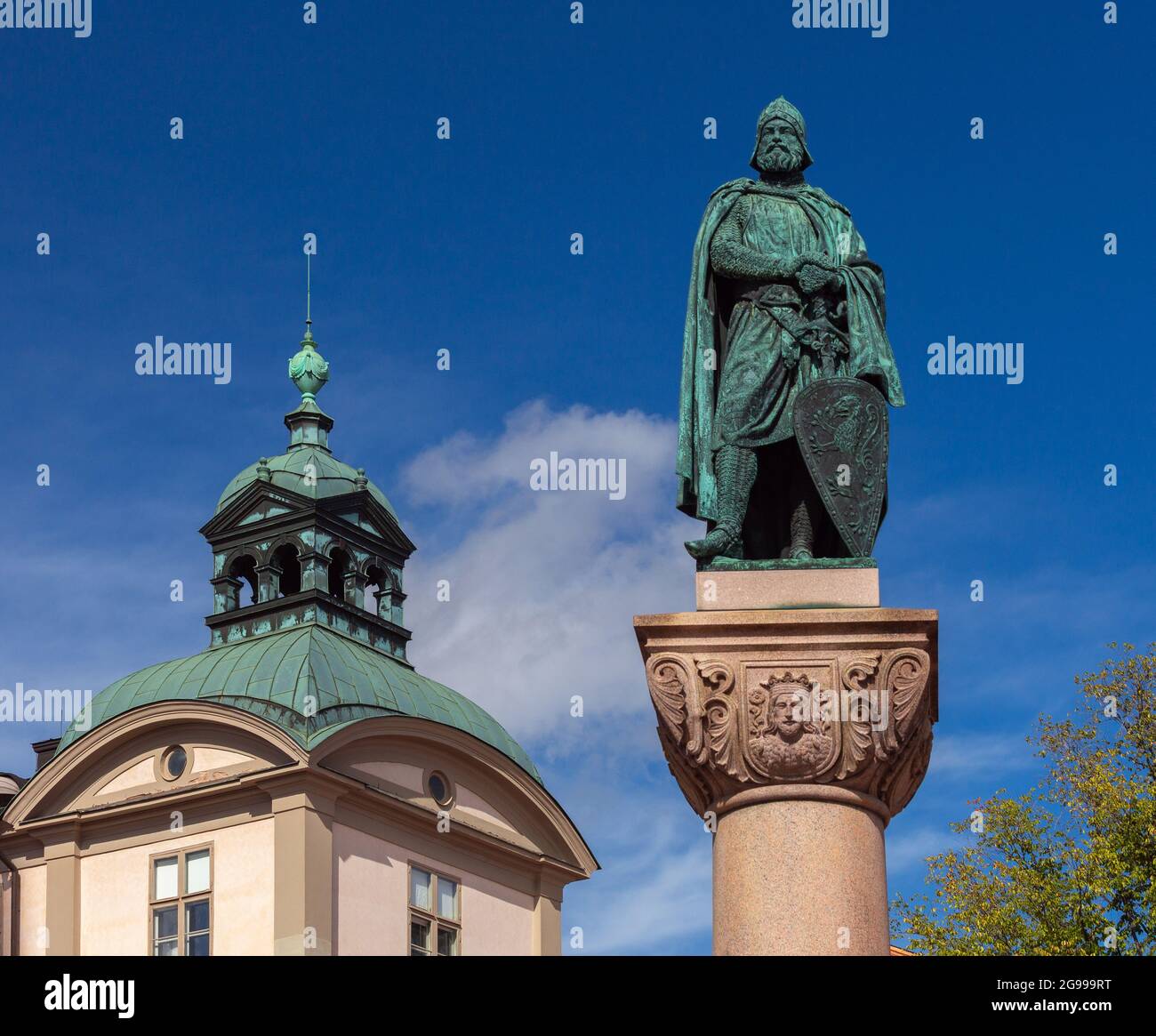 The famous square Birger Jarl Borg on the island of Galma Stan ...