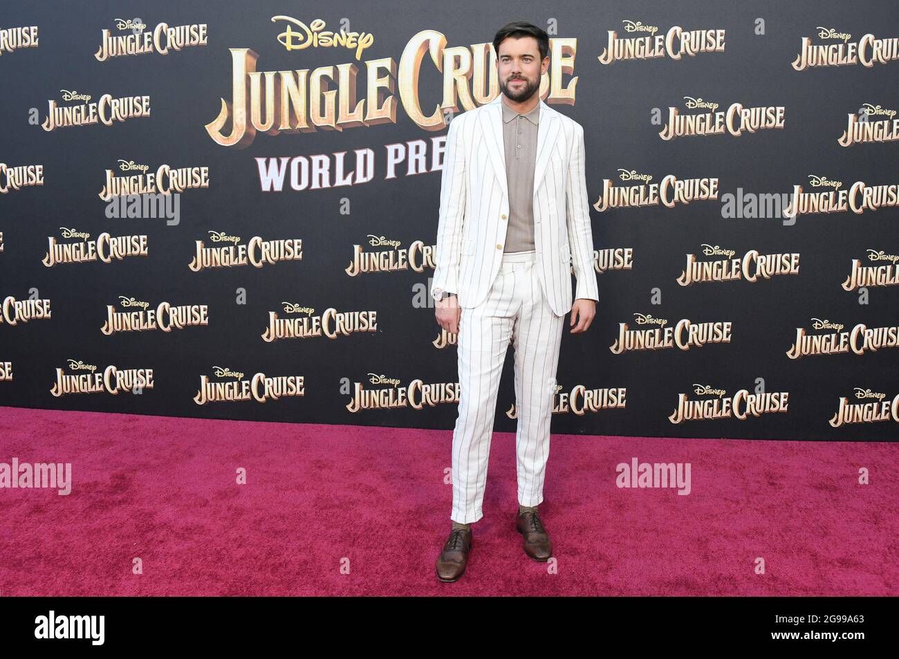 Jack Whitehall arrives at Disney's JUNGLE CRUISE World Premiere held at ...