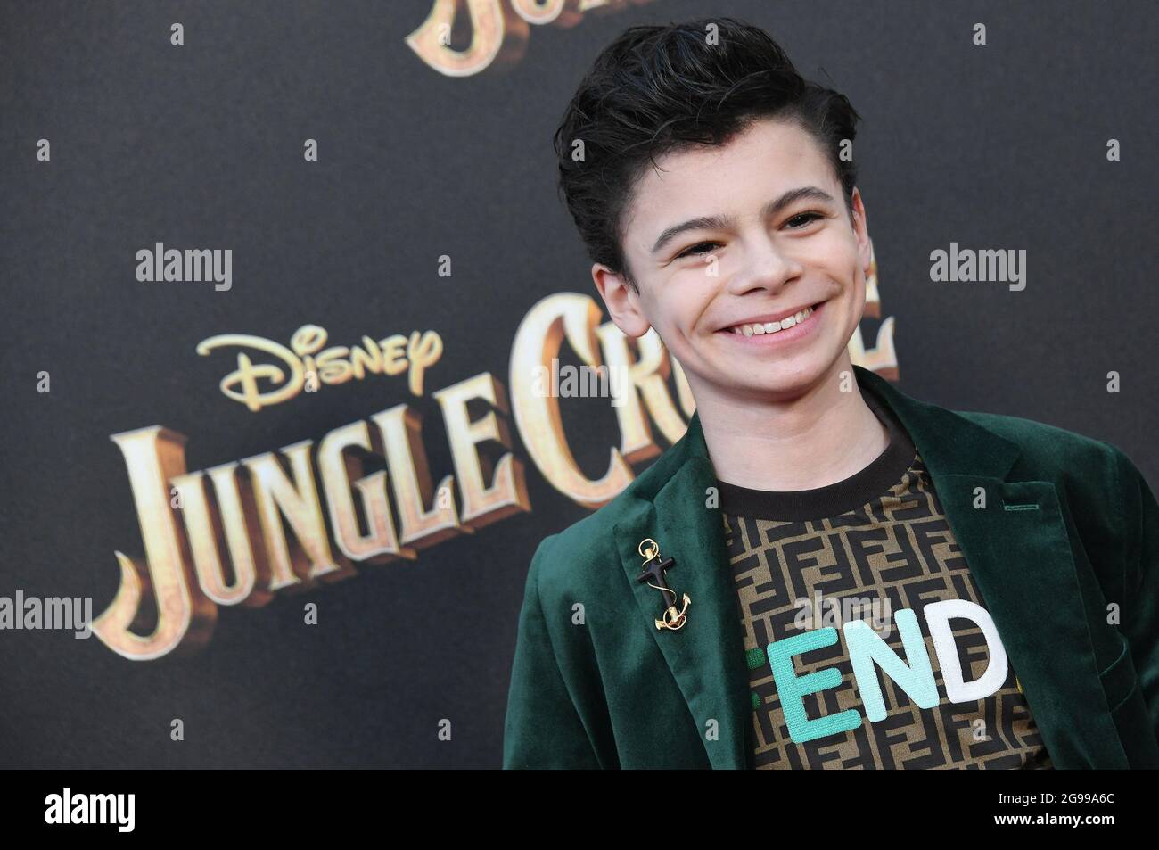 Raphael Alejandro arrives at Disney's JUNGLE CRUISE World Premiere held ...