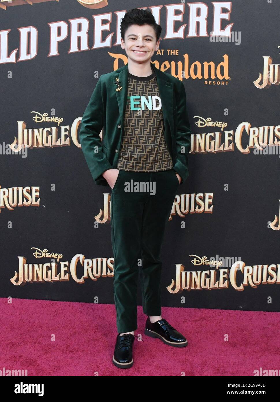 Raphael Alejandro arrives at Disney's JUNGLE CRUISE World Premiere held ...