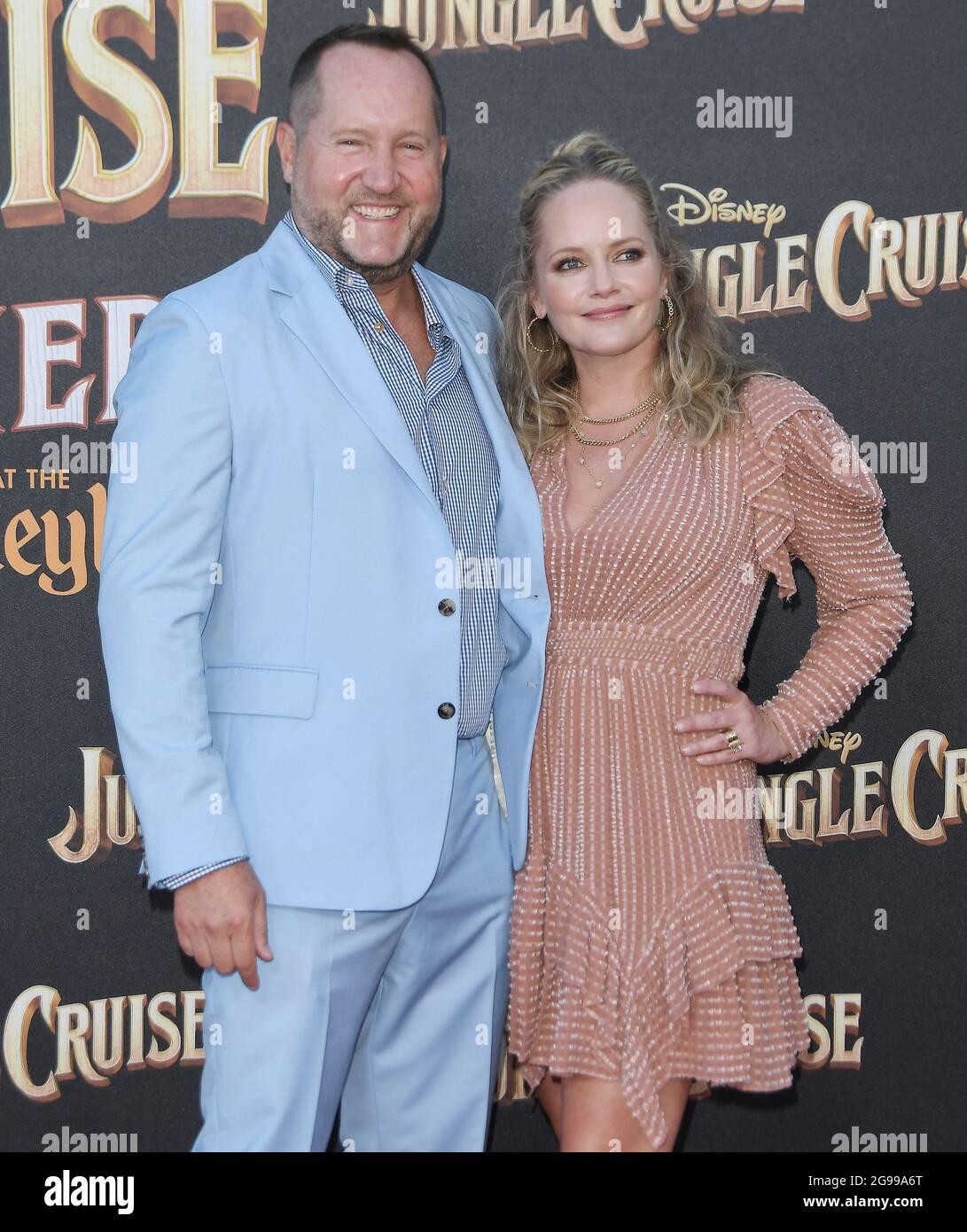 Los Angeles, USA. 24th July, 2021. (L-R) Beau Flynn and Marley Shelton ...