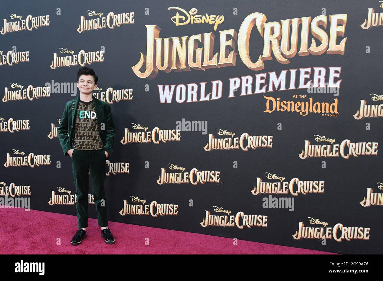 Los Angeles, USA. 24th July, 2021. Raphael Alejandro arrives at Disney ...