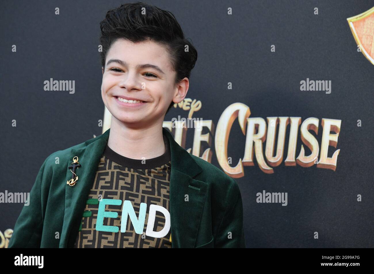 Los Angeles, USA. 24th July, 2021. Raphael Alejandro arrives at Disney ...