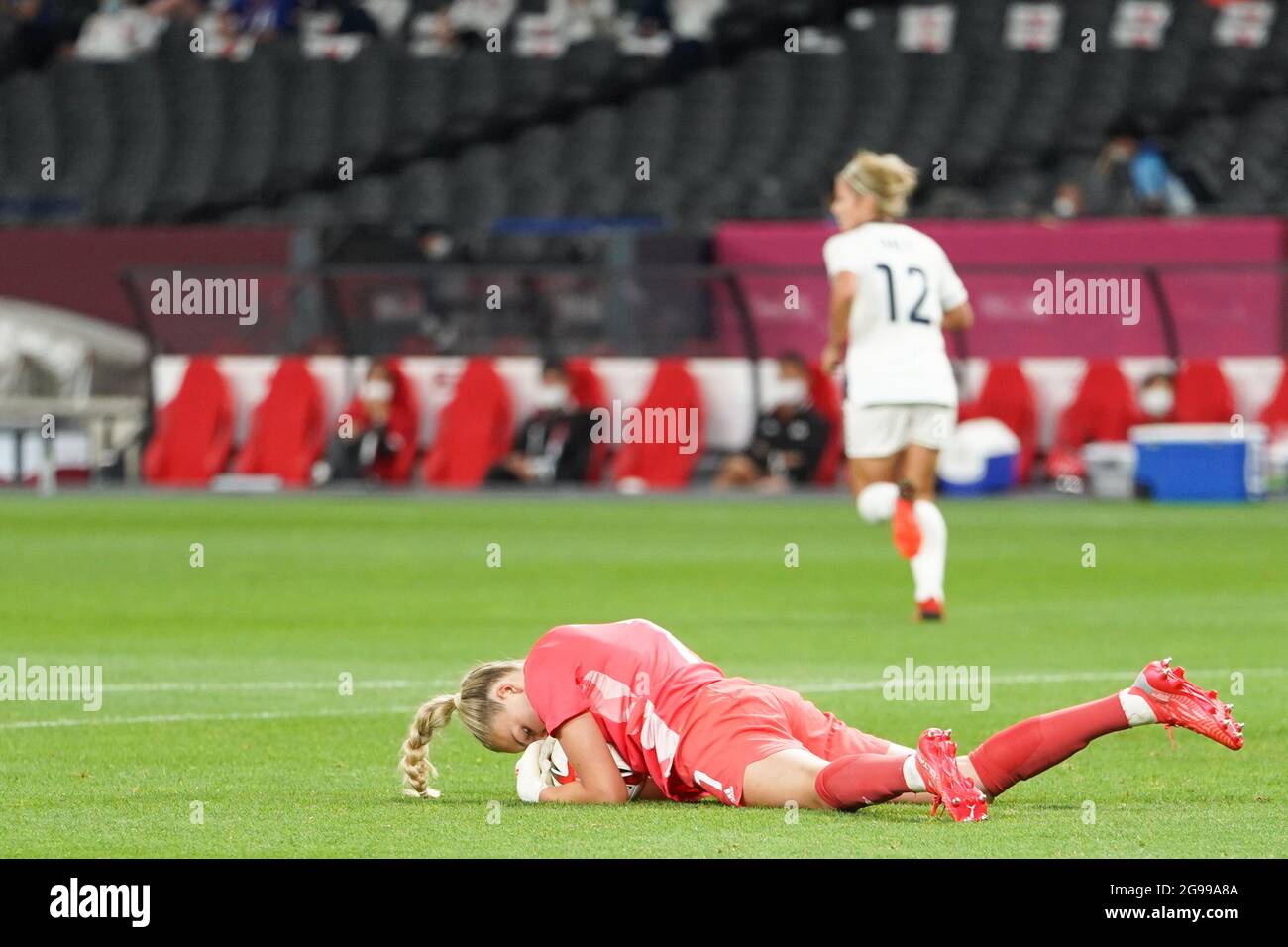 Sapporo, Japan. 24th July, 2021. Goalkeeper Ellie Roebuck (1 Great ...