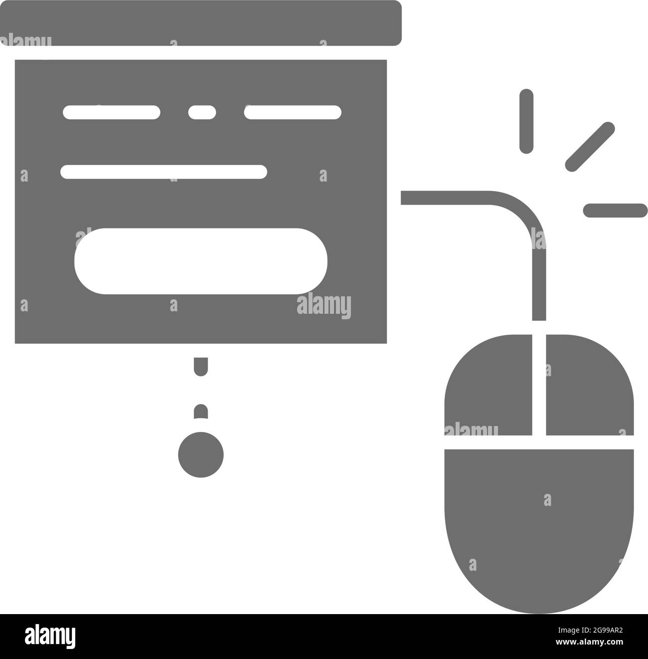 Presentation whiteboard control grey icon. Isolated on white background ...