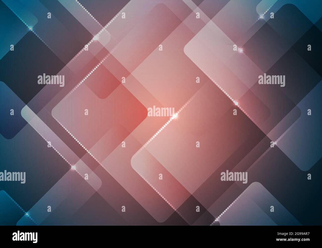 Abstract background geometric square overlay transparency with lighting ...