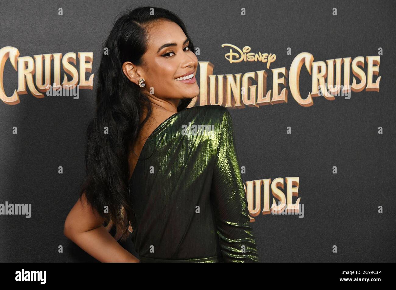 Los Angeles, USA. 24th July, 2021. Sulem Calderon arrives at Disney's ...