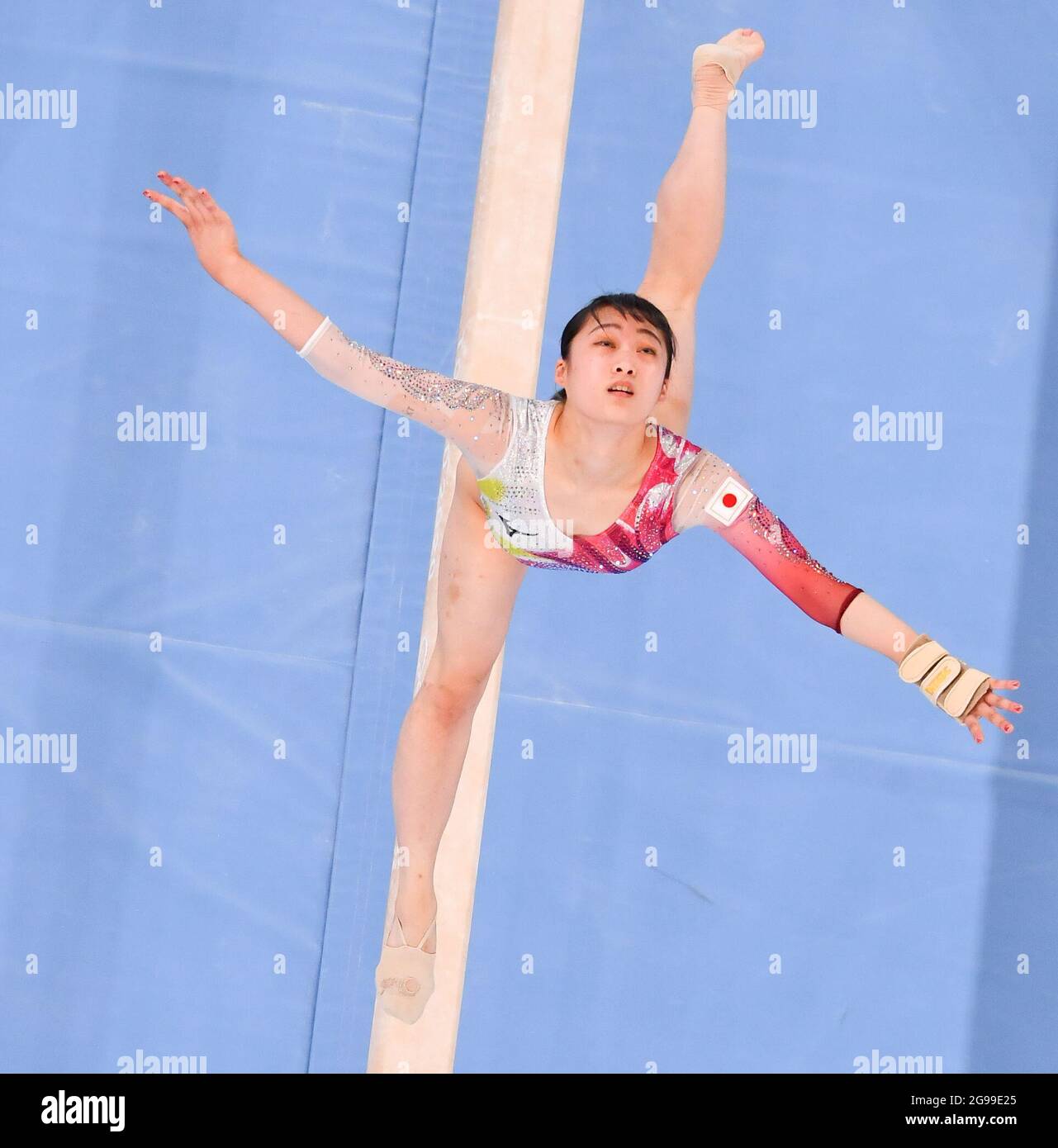 Tokyo, Japan. 25th July, 2021. Ashikawa Urara of Japan performs on the ...