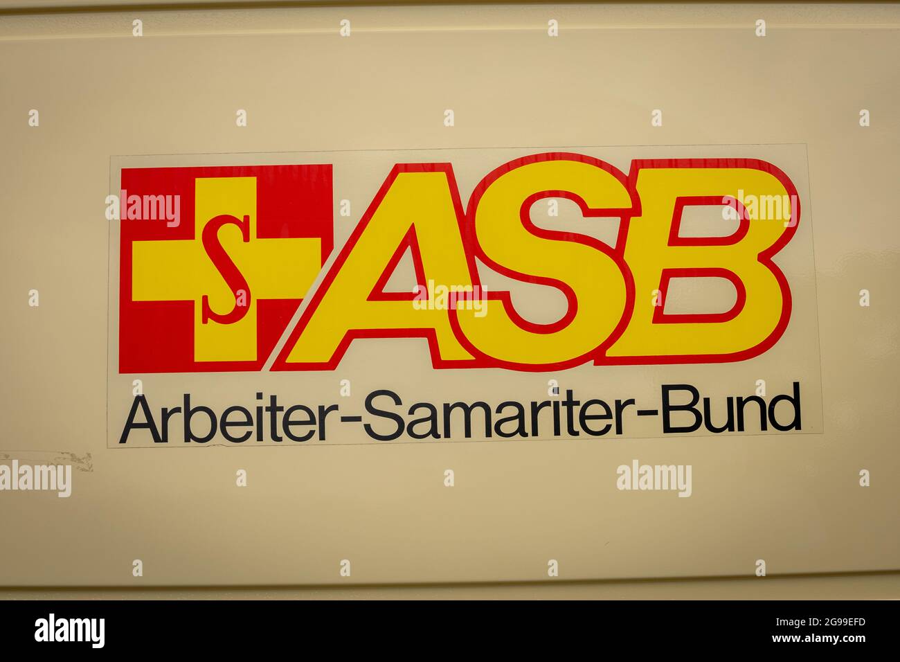 Berlin, Germany - July 24, 2021 - Logo of the German aid organization ...