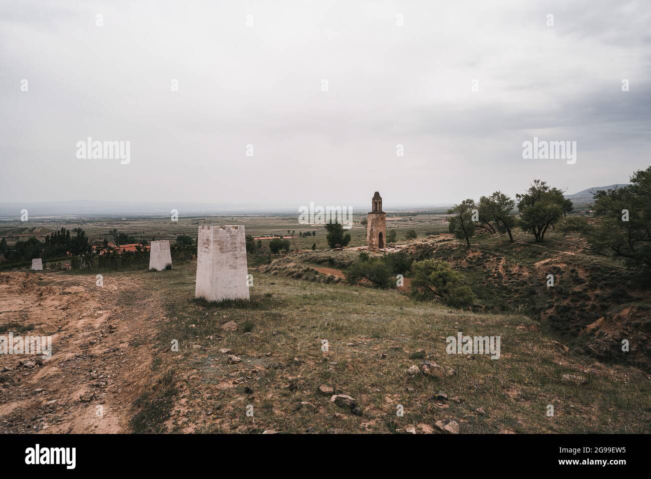 Ancient Great Wall Ruins of Ming Dynasty in Shanxi, China Stock Photo ...