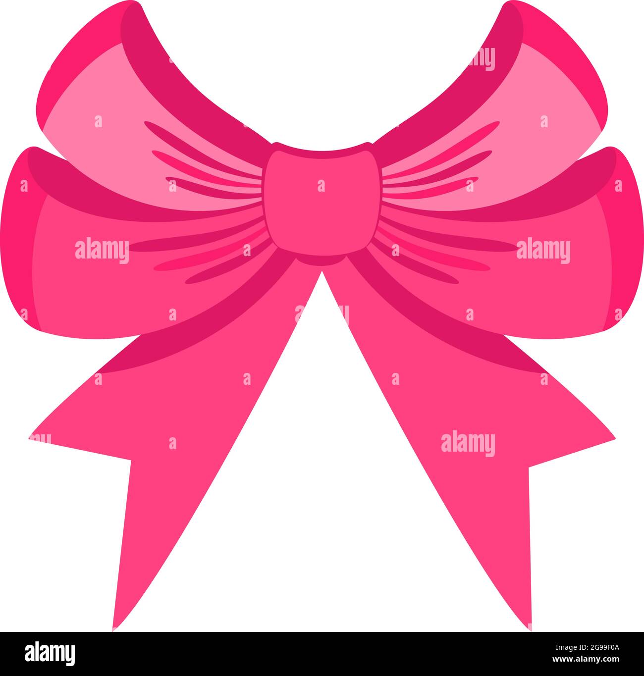 Decorative festive red bow. Icon for greeting cards Stock Vector Image ...