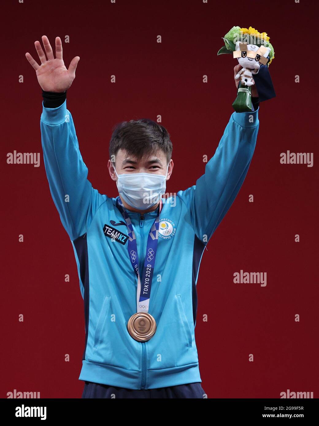 Tokyo, Japan. 25th July, 2021. Igor Son of Kazakhstan poses during the ...