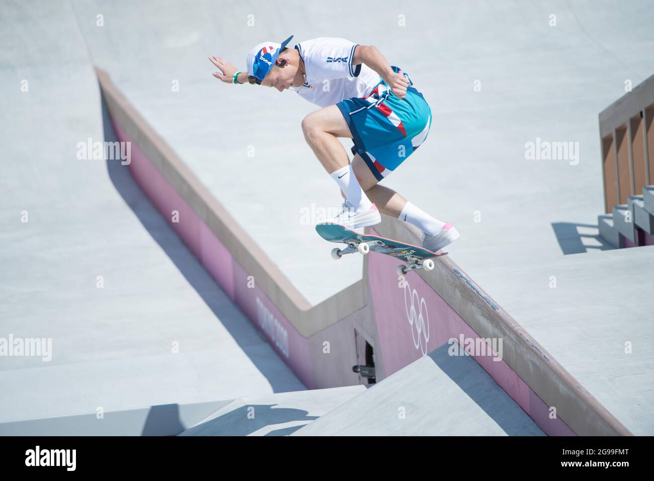 Jake Ilardi (USA) Skateboarding, Men's Street Prelims JULY 25, 2021 ...