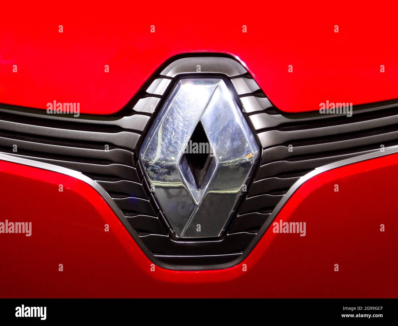 Pendik Logo Renault Megane Logo, Luxury Car In Istanbul City, May 24