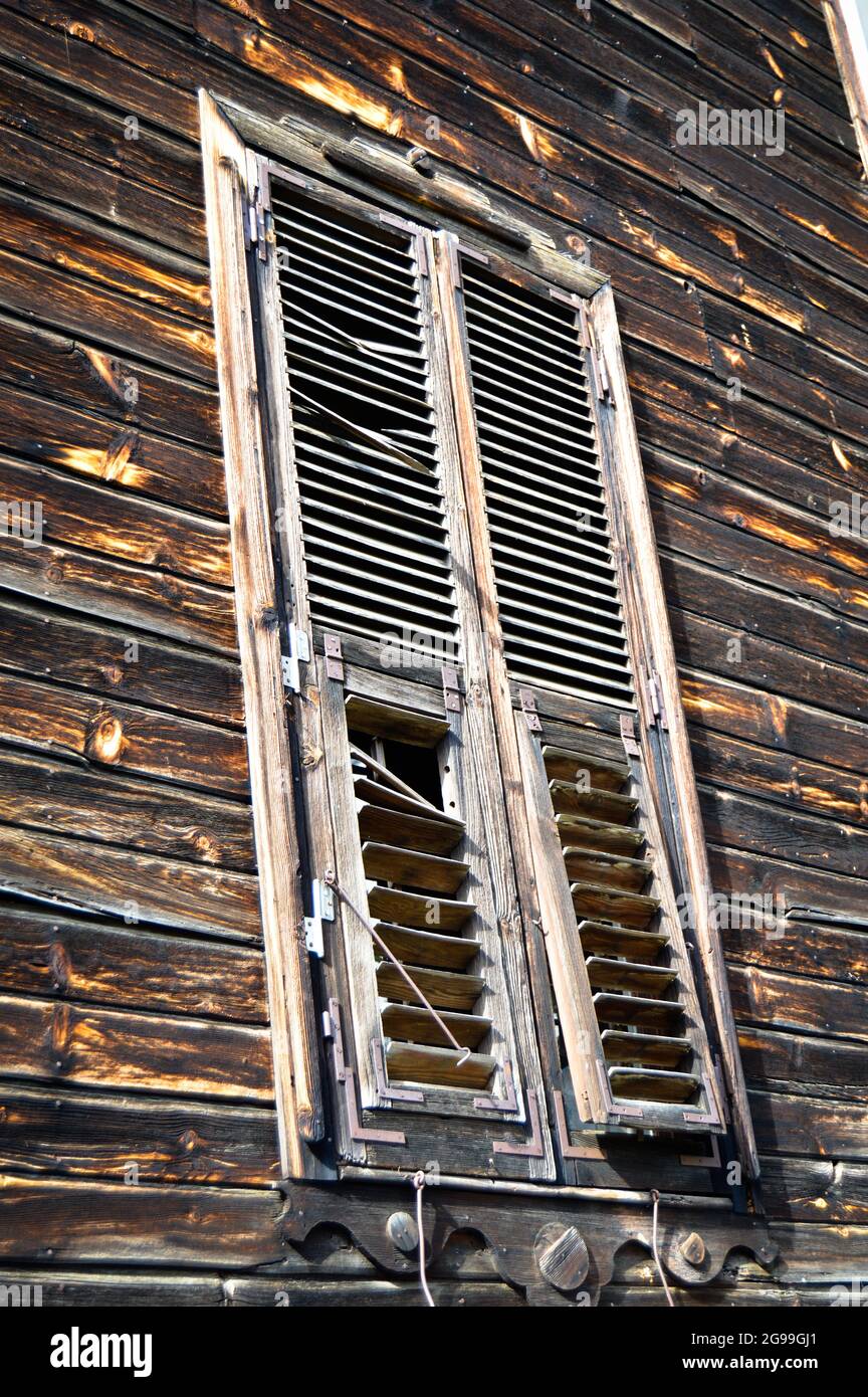 Buyukada in Istanbul located in old antique house old-fashioned wooden ...