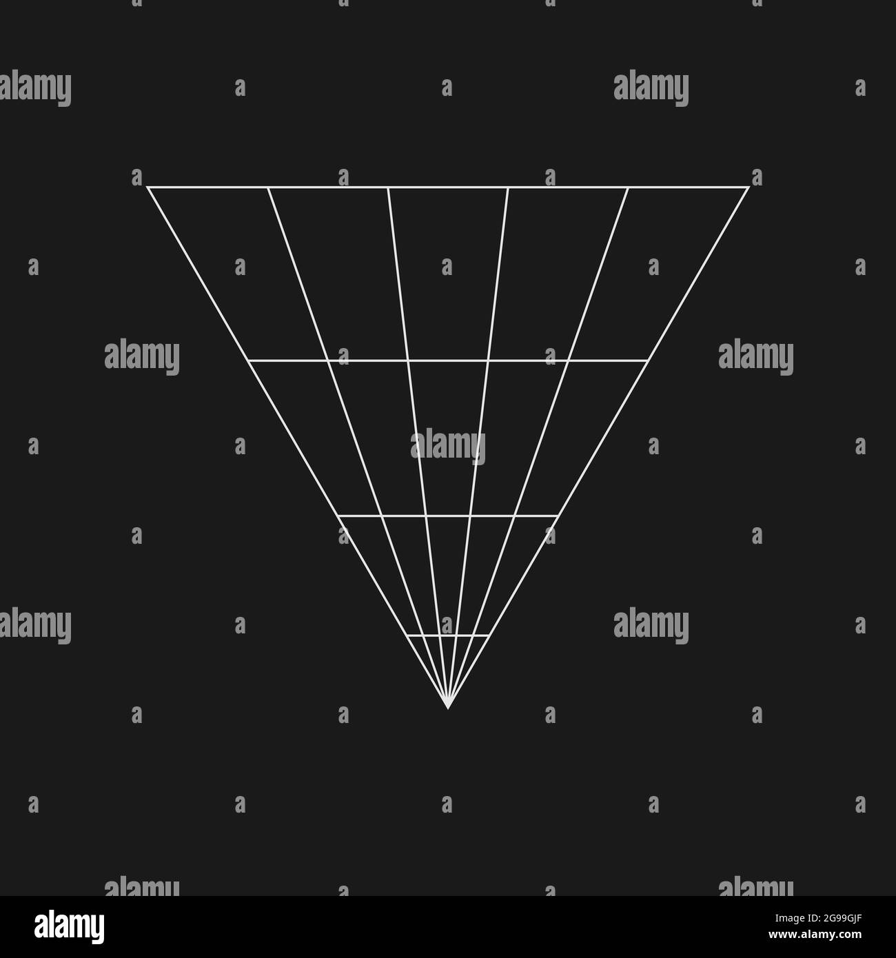 Retrofuturistic triangle grid. Digital cyber retro design element ... Retrofuturistic triangle grid. Digital cyber retro design element ...
