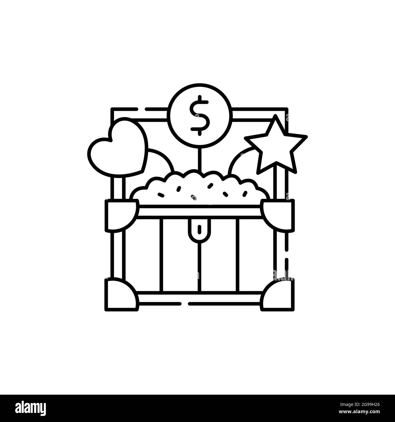 Casual game olor line icon. Computer games genres. Pictogram for web ... Casual game olor line icon. Computer games genres. Pictogram for web ...