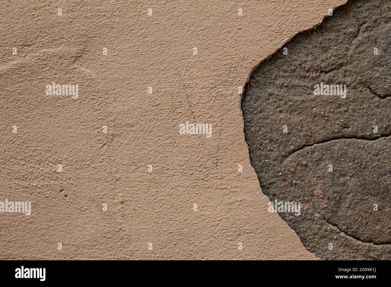 Old dirty weathered wall with layers of plaster falling off ready for ...