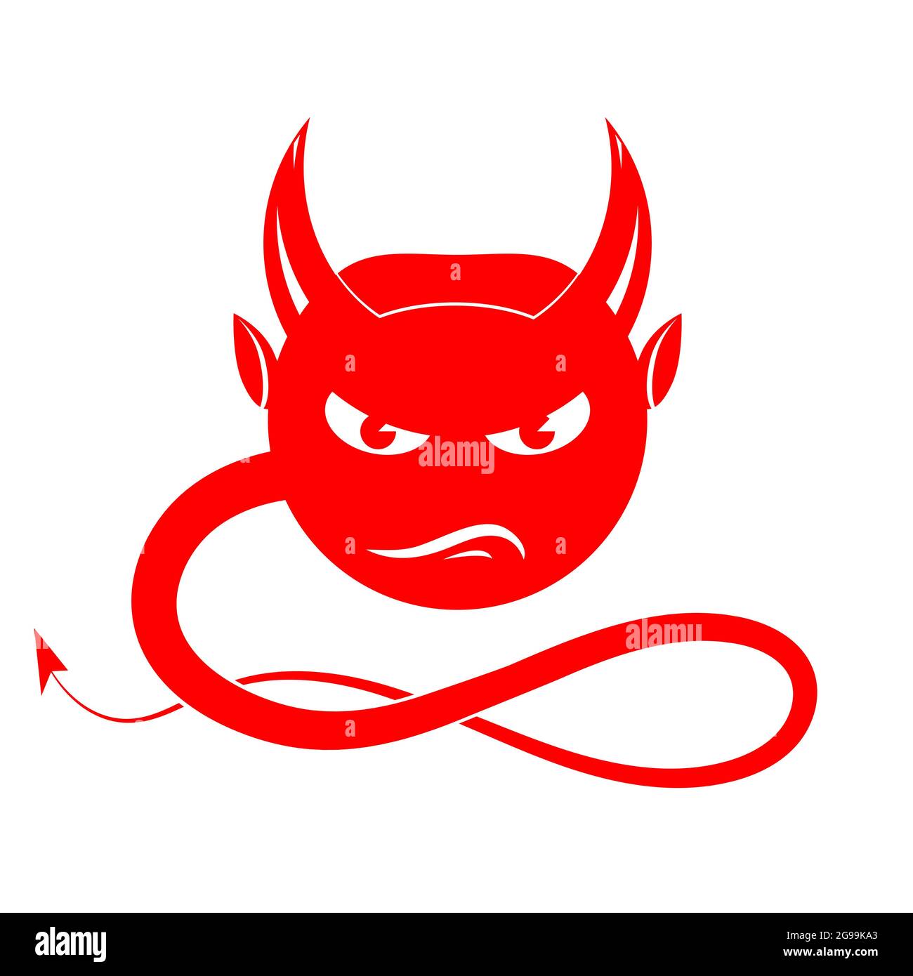 The little devil logo hi-res stock photography and images - Alamy