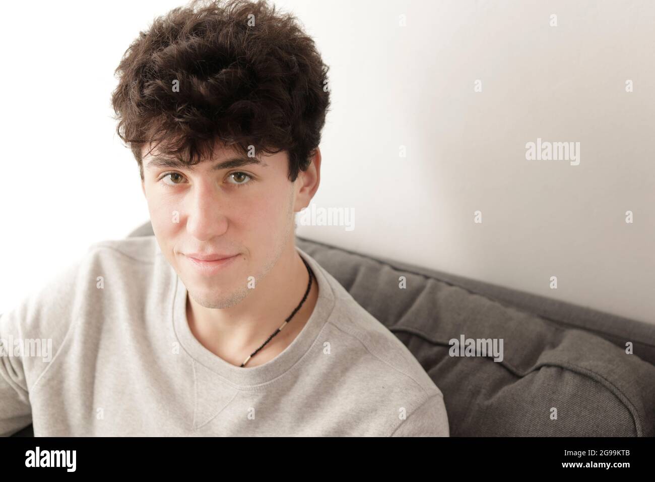 Half smile hi-res stock photography and images - Alamy