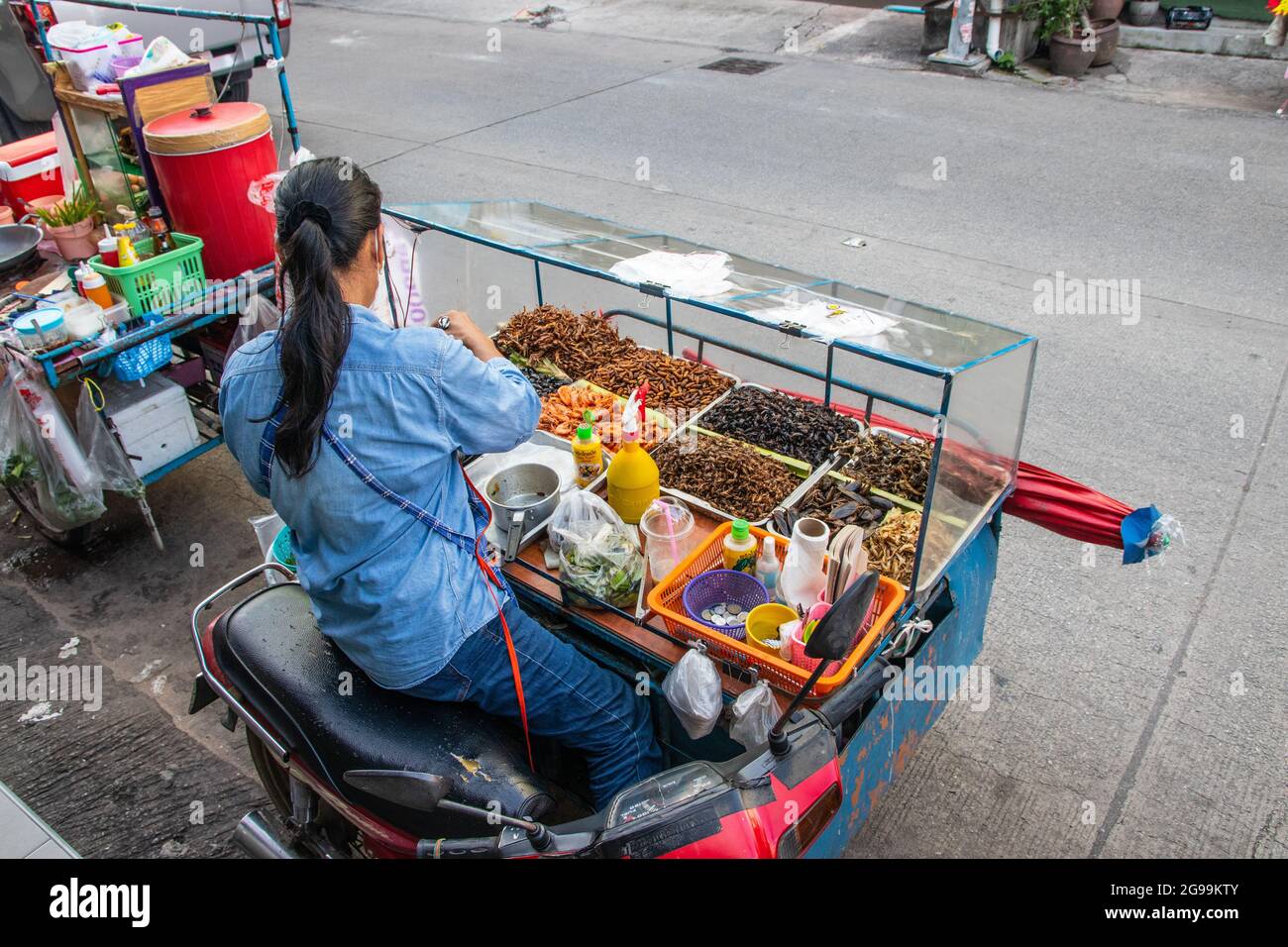 Insect selling in thailand street hi-res stock photography and images ...