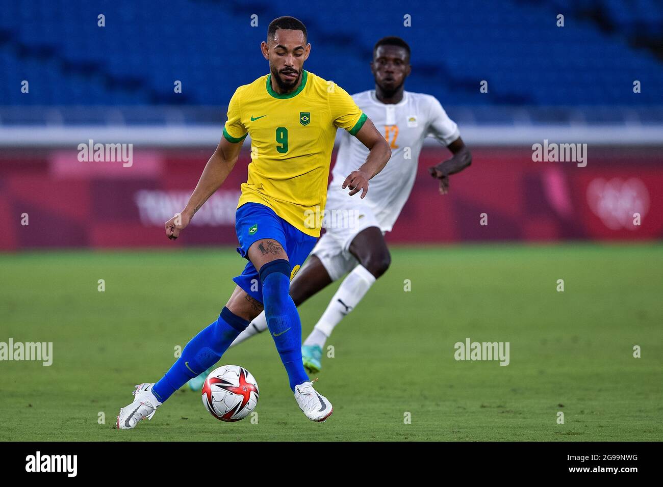 YOKOHAMA, JAPAN - JULY 25: Matheus Cunha of Brazil during the Tokyo ...