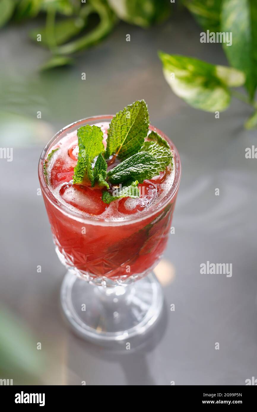 Watermelon vodka cocktail hi-res stock photography and images - Alamy