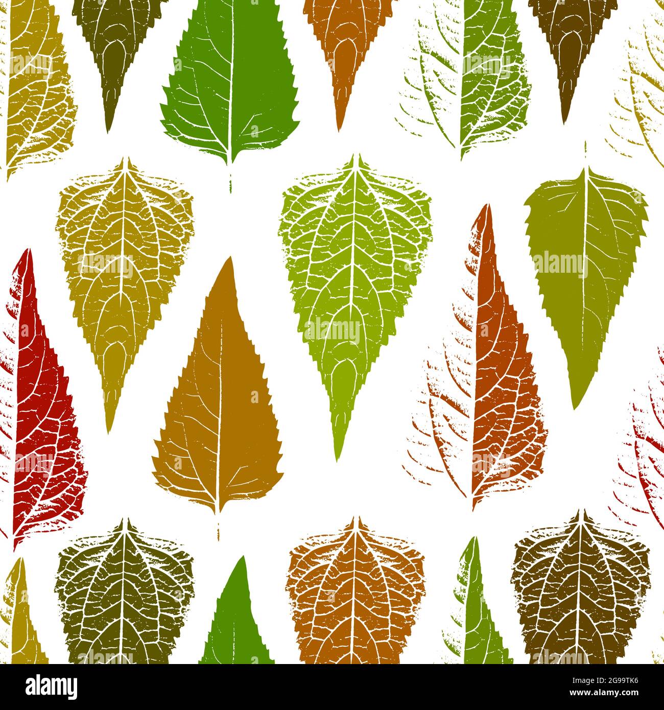 Seamless background leaves autumn. Vector illustration Stock Vector ...