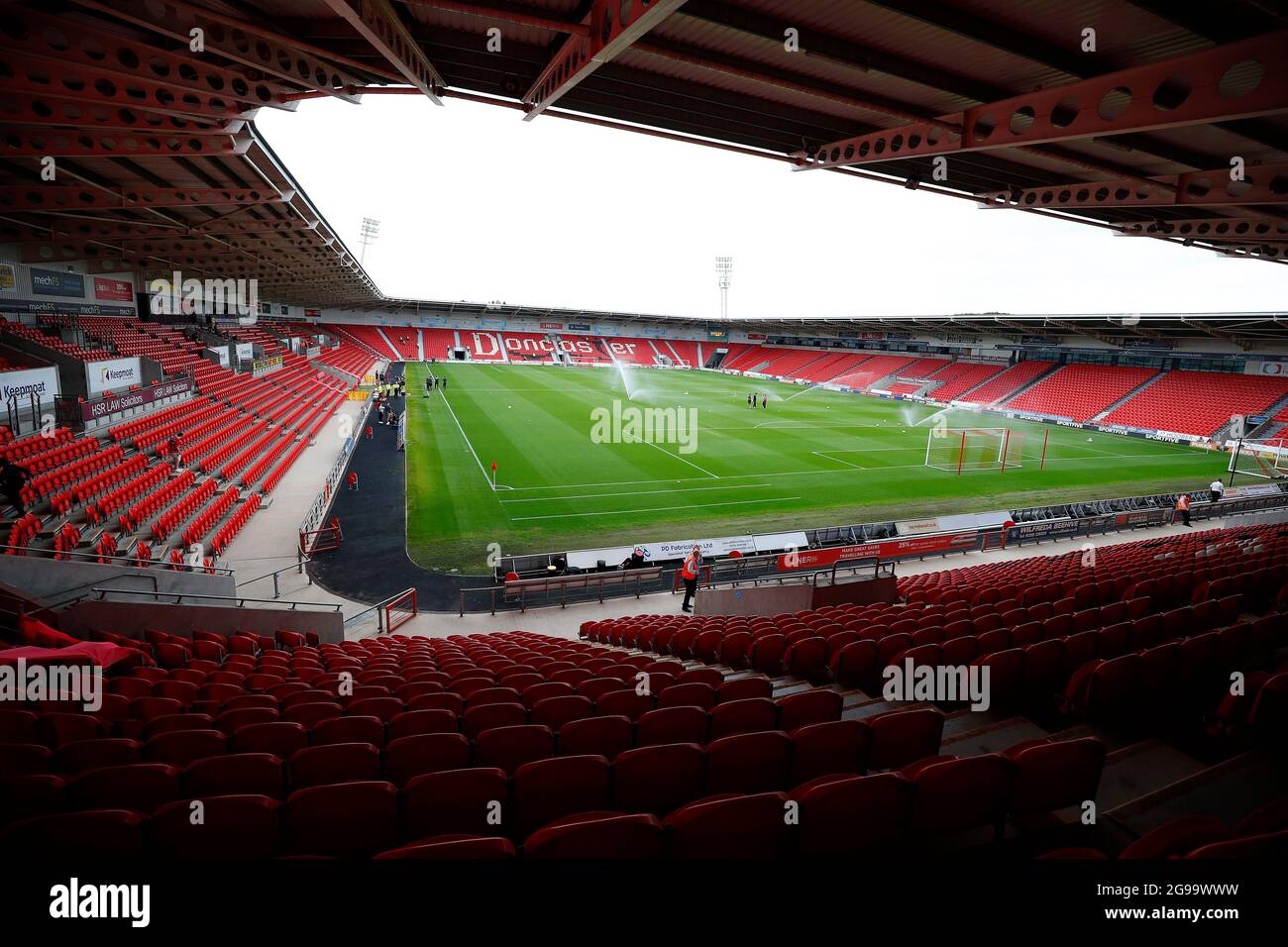 Doncaster, England, 23rd July 2021. General views of the Keepmoat ...