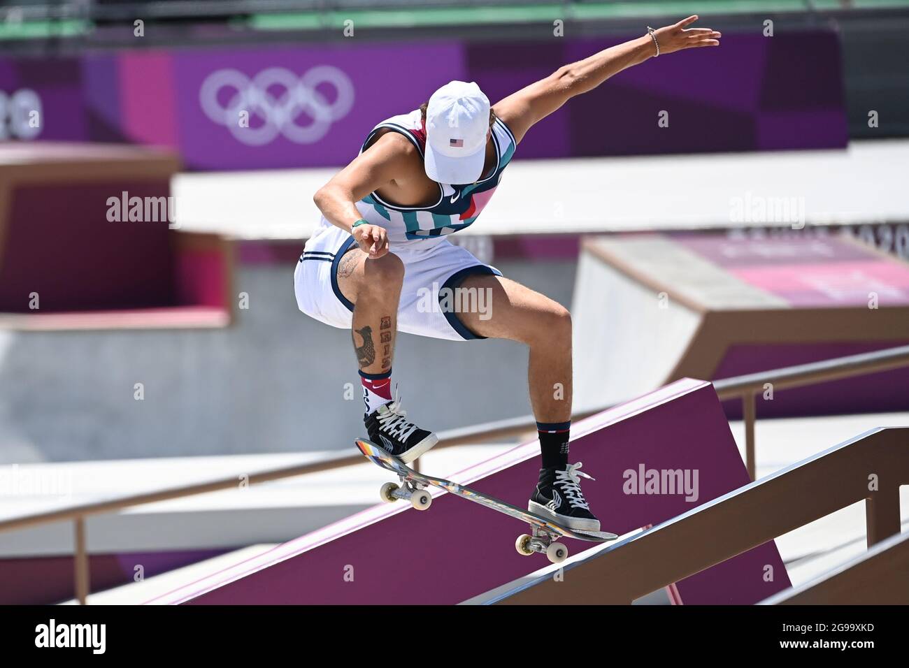 Tokio, Japan. 25th July, 2021. Olympics, Street, Men, Final at Aomi ...