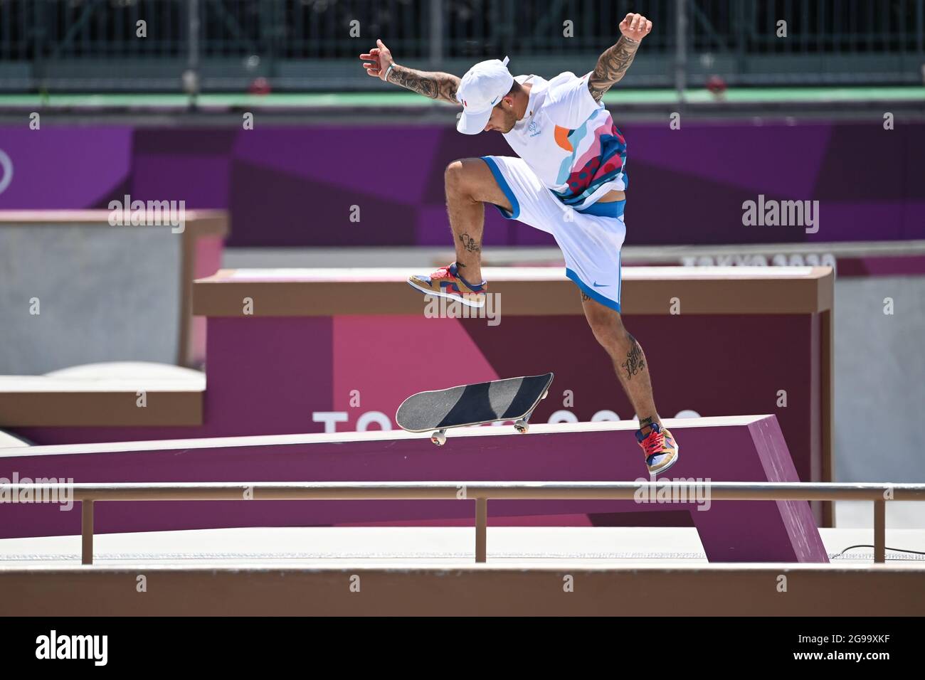 Tokio, Japan. 25th July, 2021. Olympics, Street, Men, Final at Aomi ...