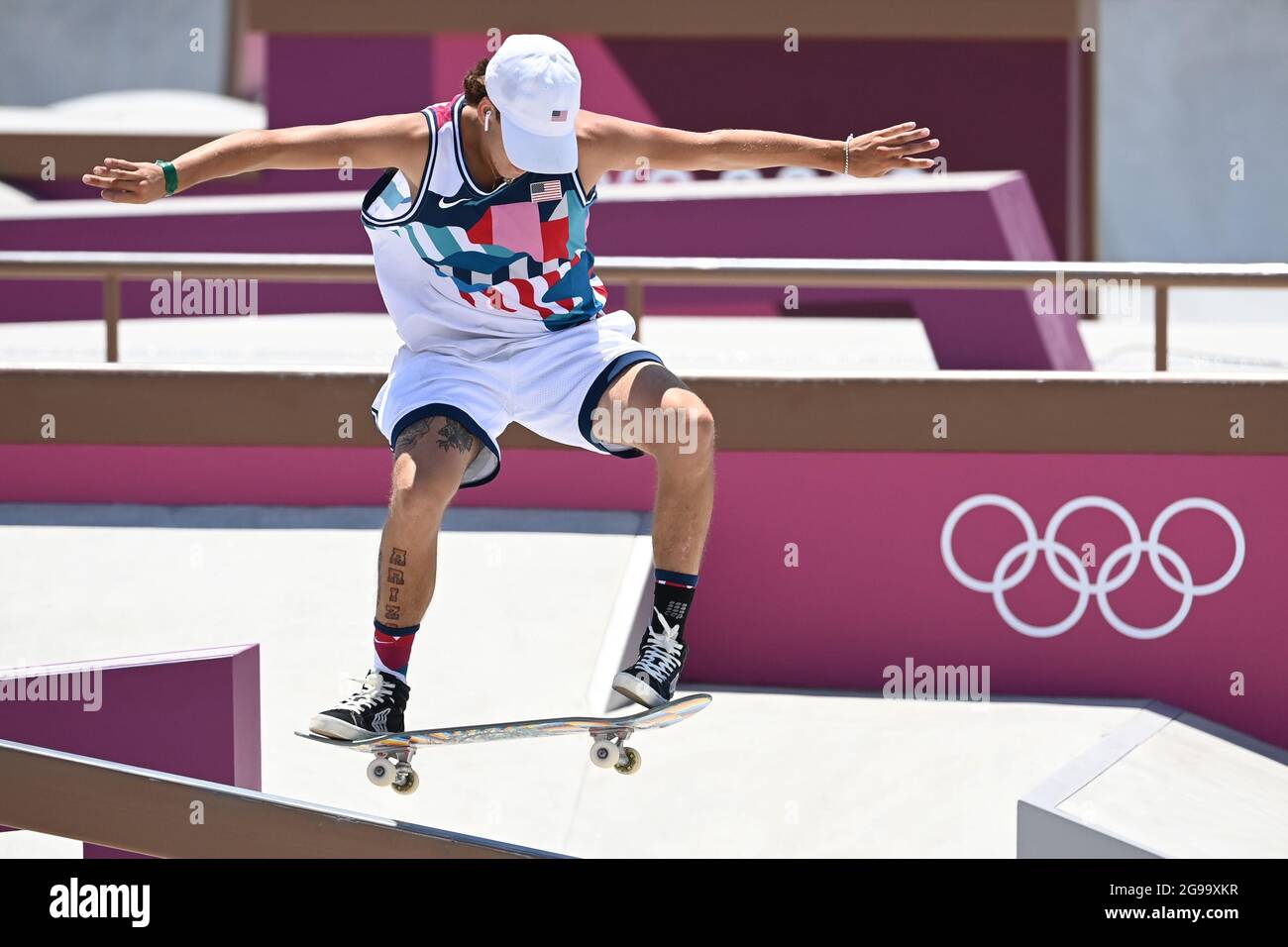 Tokio, Japan. 25th July, 2021. Olympics, Street, Men, Final at Aomi ...