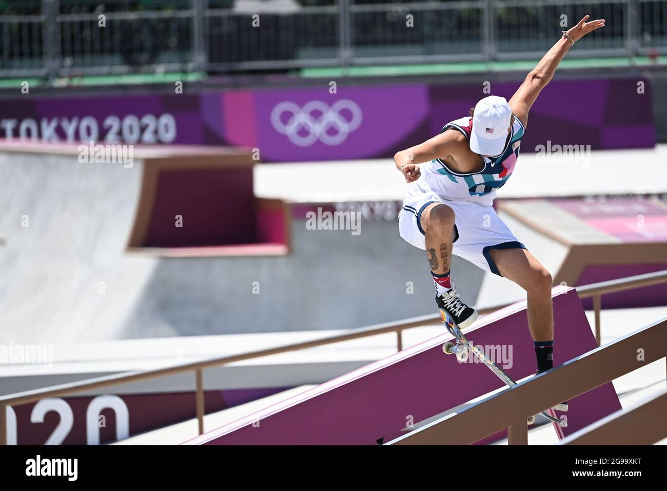 Tokio, Japan. 25th July, 2021. Olympics, Street, Men, Final at Aomi ...