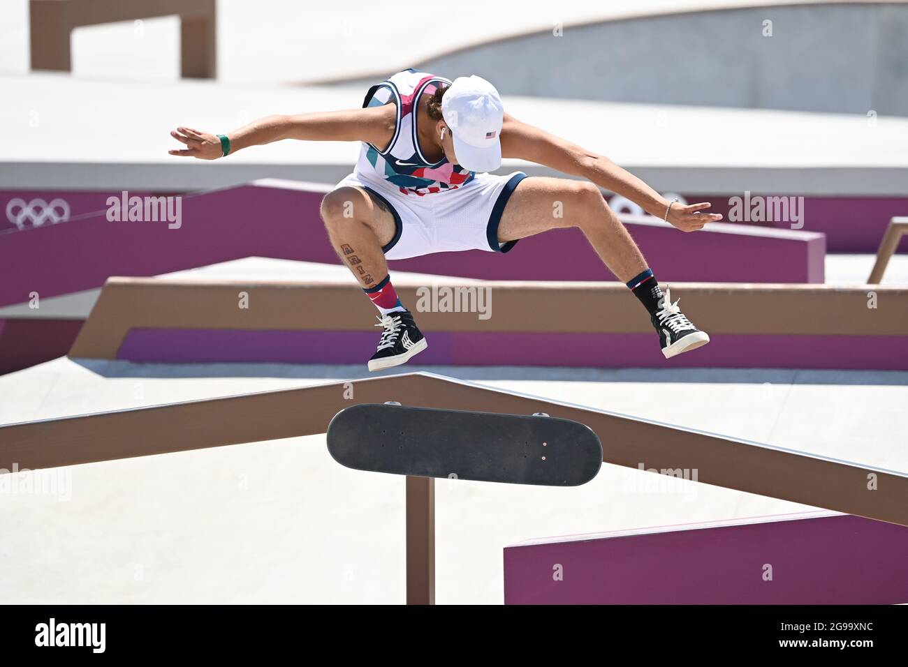 Tokio, Japan. 25th July, 2021. Olympics, Street, Men, Final at Aomi ...